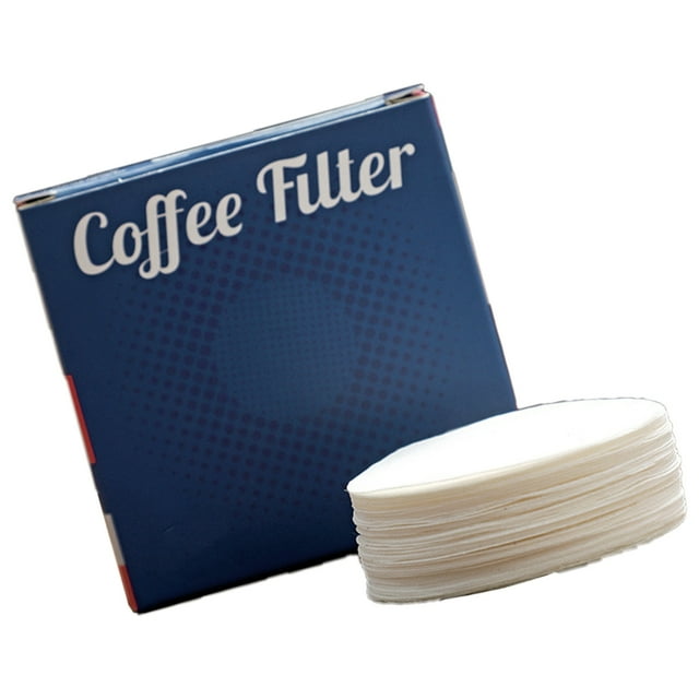 100pcs/Pack Unbleached Coffee Filters Paper for Espresso Machine Handle ...