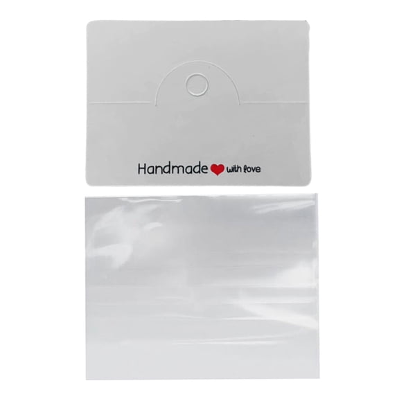 100pcs Paper Packing Cards for Jewelry Necklace Bracelets Display Cards ...