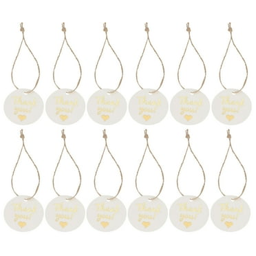 Riforla Gift Tags with String Kraft Paper Gift Tags Personalized Hang ...