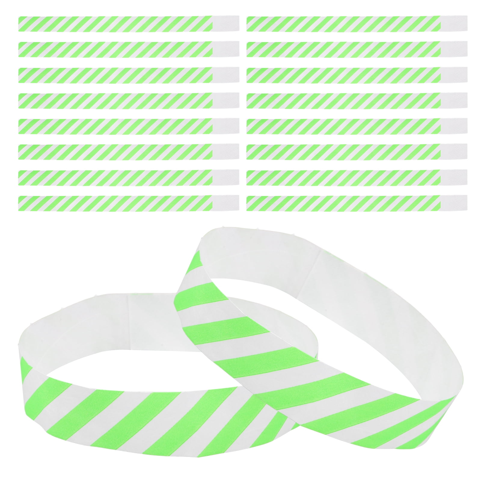 100pcs Paper Wristbands for Events Parties and Concerts Disposable and ...