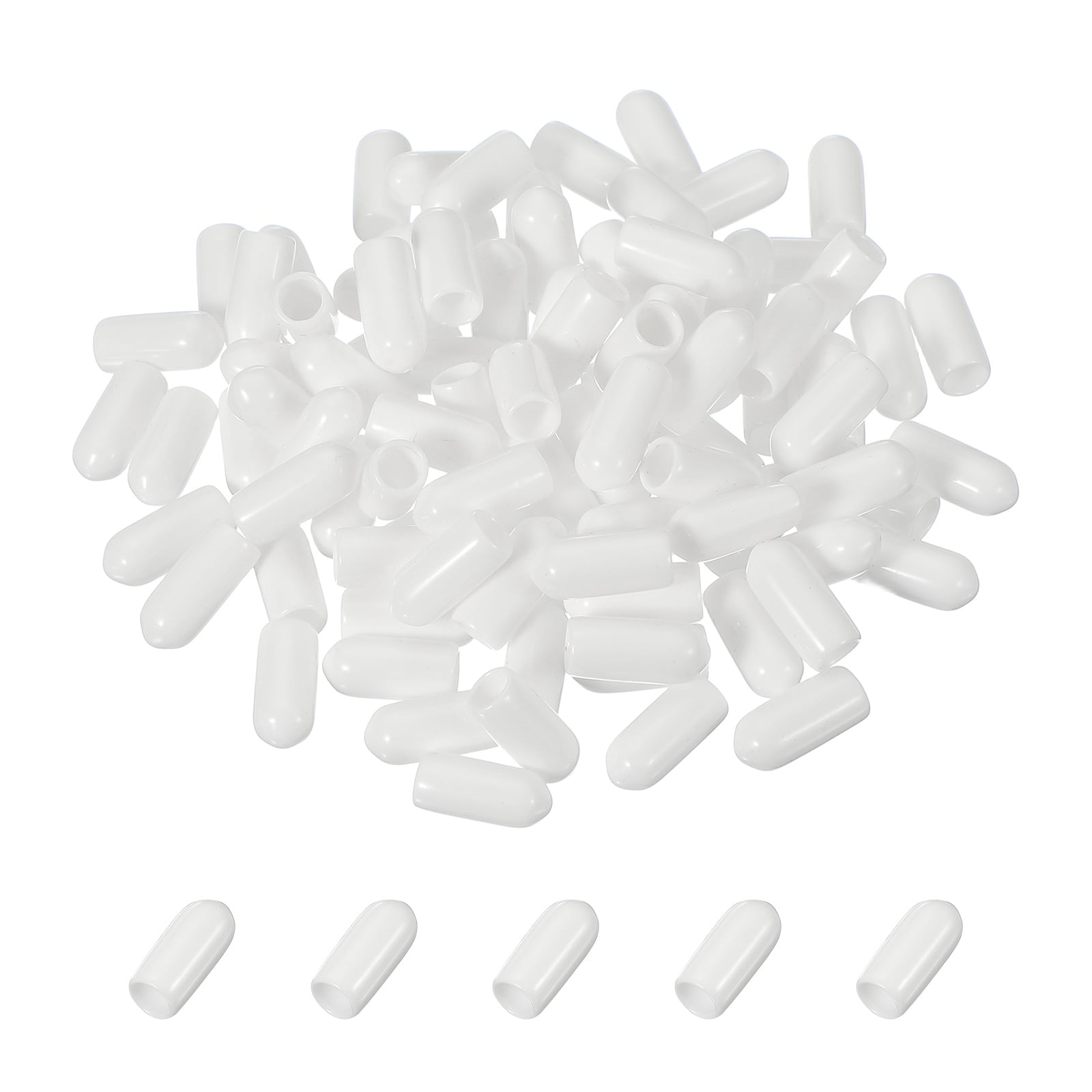 100pcs Pegboard Hooks Protector Rubber End Caps, Peg Board Hook ...