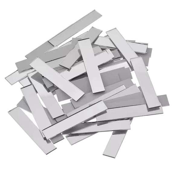 100pcs Pieces of Rectangular Mirror Wall Stickers Self-adhesive ...