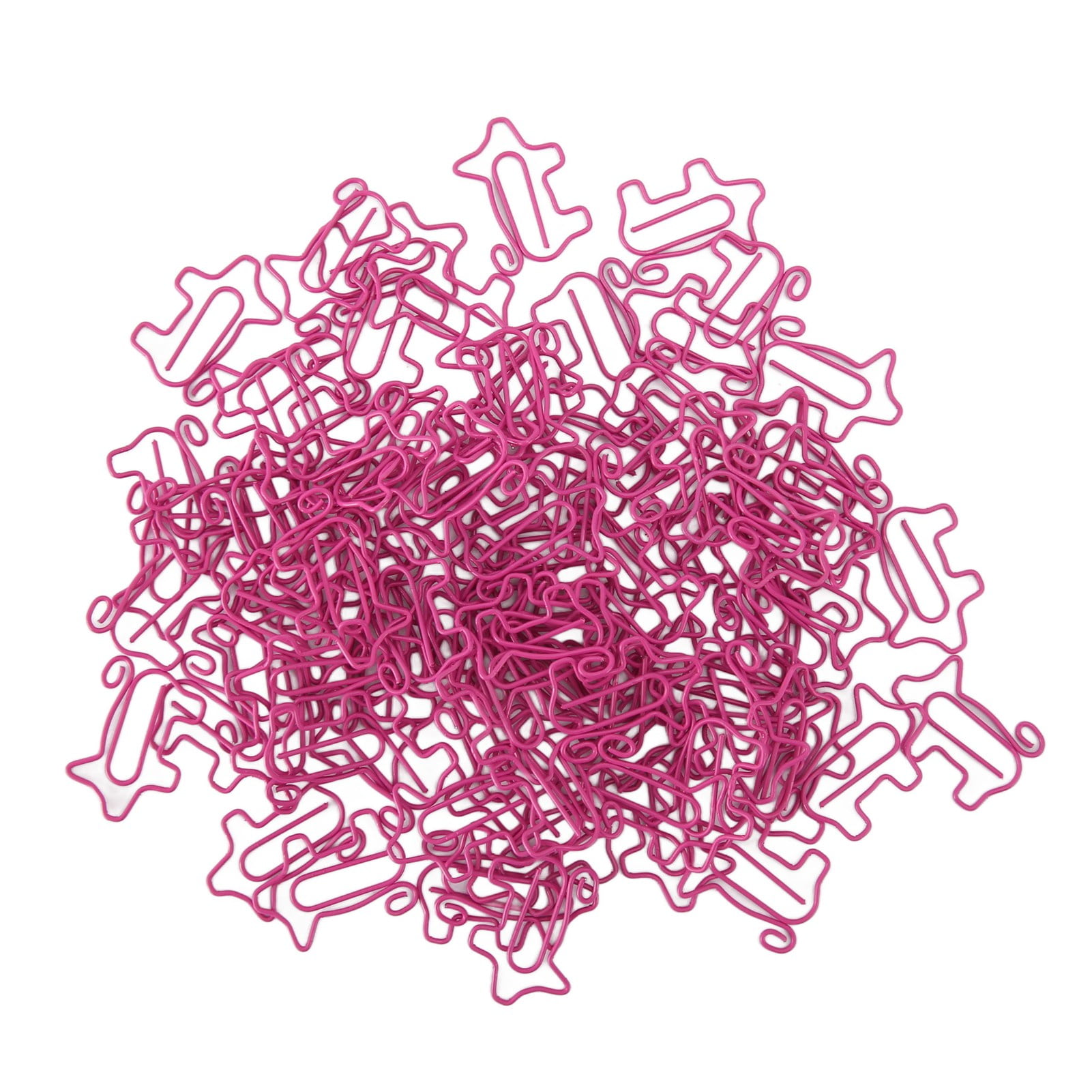 100pcs Piglet Paper Clips Lovely Fun Paper Clips Skid Resistant Plated ...