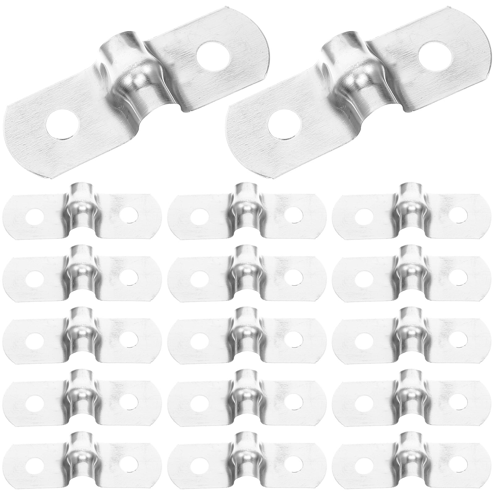 100pcs Pipe Clamp U Bracket Stainless Steel Pipe Holder Tube Clamp ...