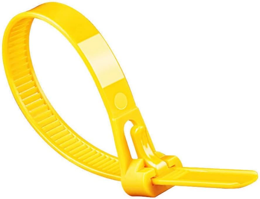 100pcs Plastic Cable Ties Heavy Duty Reusable， Reusable Cable Ties 12/8 ...