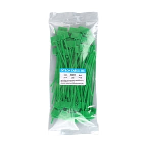 100 Plastic Tamper Seals, Numbered Zip Ties Tags,Disposable Self ...