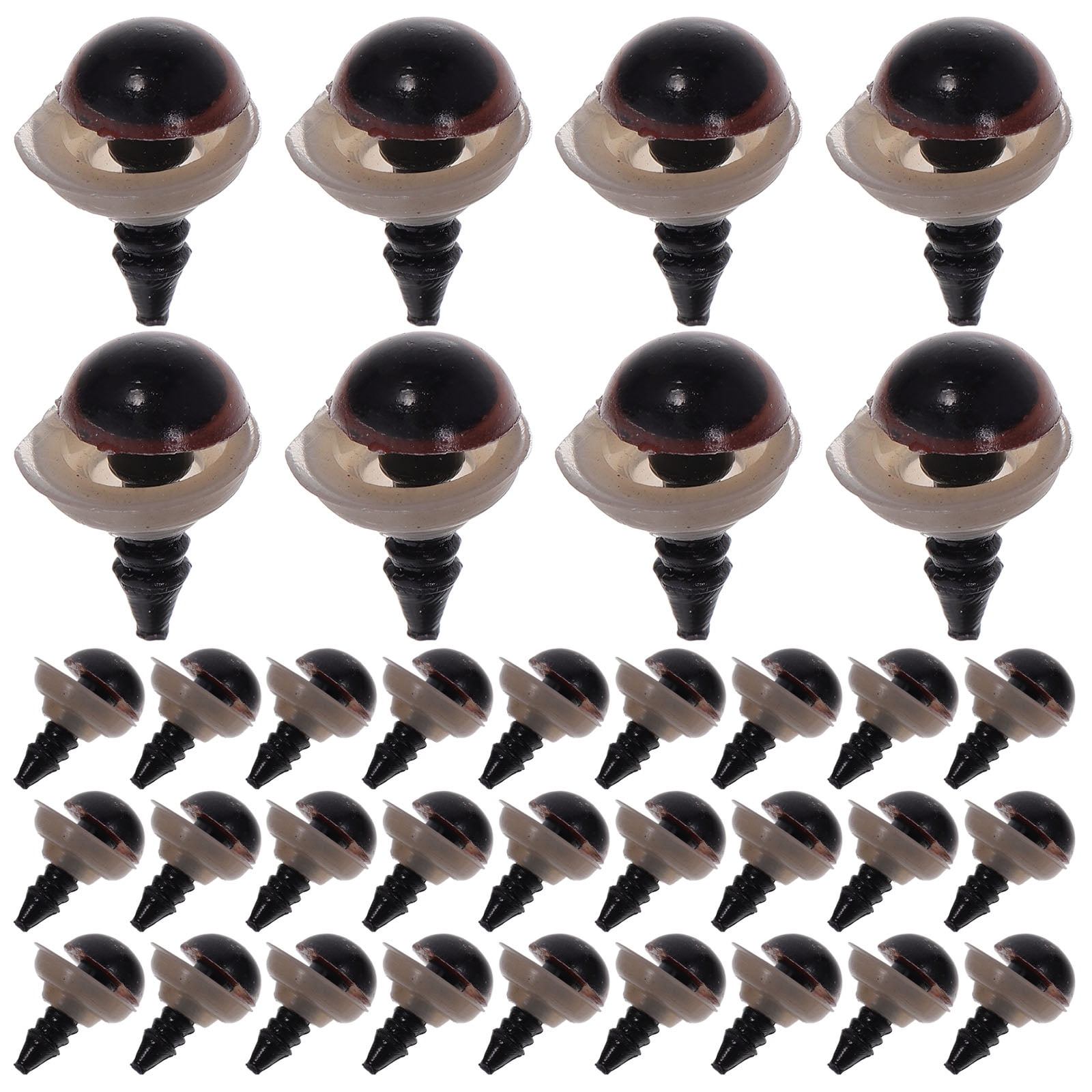 100pcs Plastic Safety Eyes With Washers Set Googly Eyes Set For Diy ...