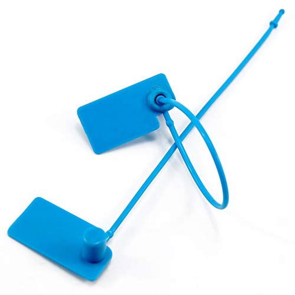 100pcs Plastic Seals Tamper Proof Security Tag Disposable Fixed Length ...