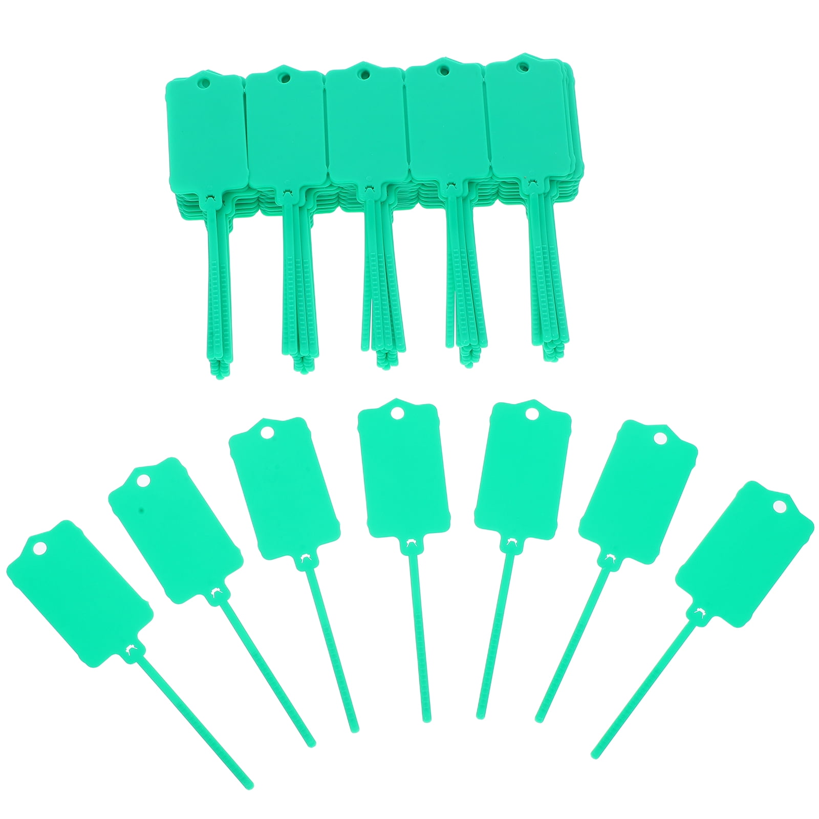 100pcs Plastic Shipping Tags Waterproof Labels Writable Hanging Tags ...