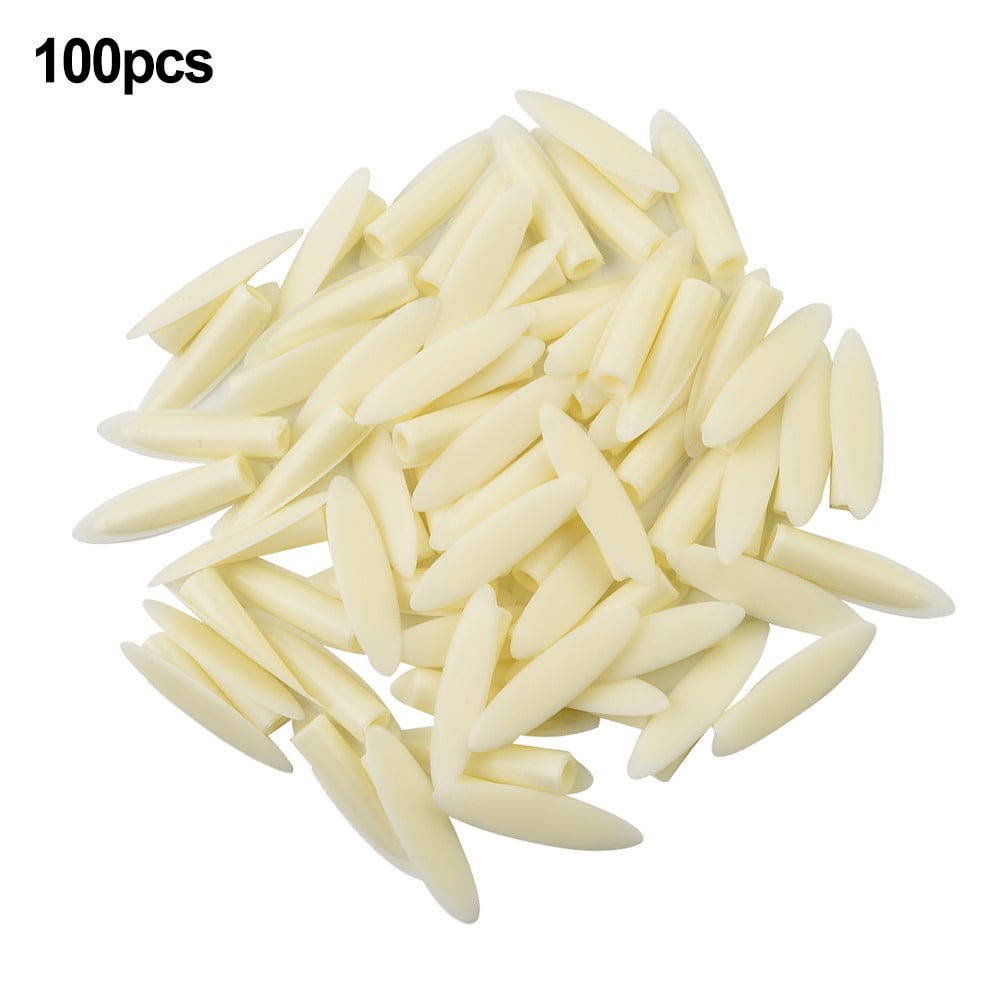 100pcs Pocket Plastic Cap Woodworking Drill Tools Pocket Hole Jig Beige ...