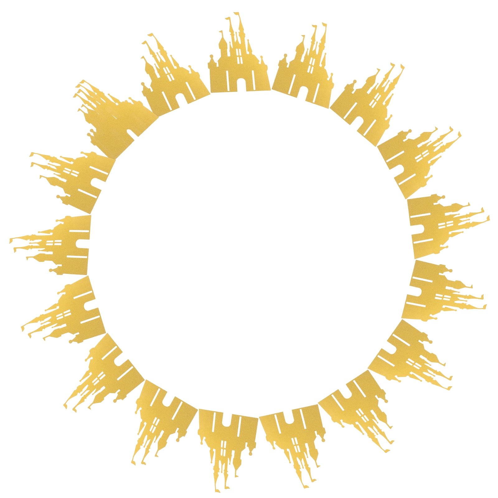 100pcs Castle Cake Topper for Happy Birthday Cake Decoration Castle ...