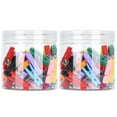 100pcs Push Pins Clips Small Mini Colorful Picture Photo Clips Wooden ...