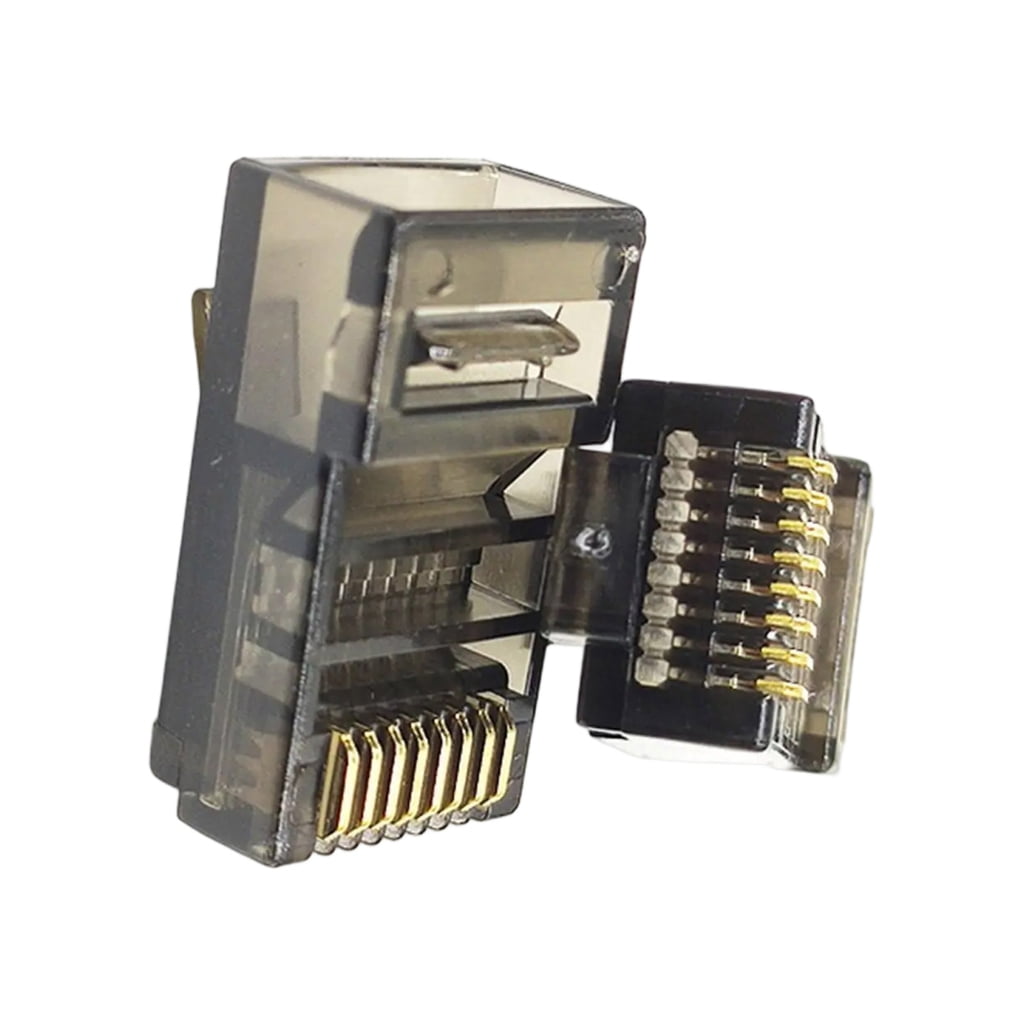 100pcs RJ45 Modular Plugs Cat5 Ethernet Connectors For Secure And ...