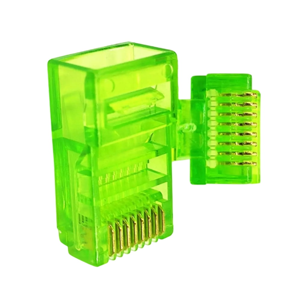 100pcs RJ45 Modular Plugs Cat5 Ethernet Connectors For Secure And ...