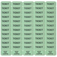 400 Double Stub Raffle Tickets Red/Blue - Keep This Coupon for Carnival ...