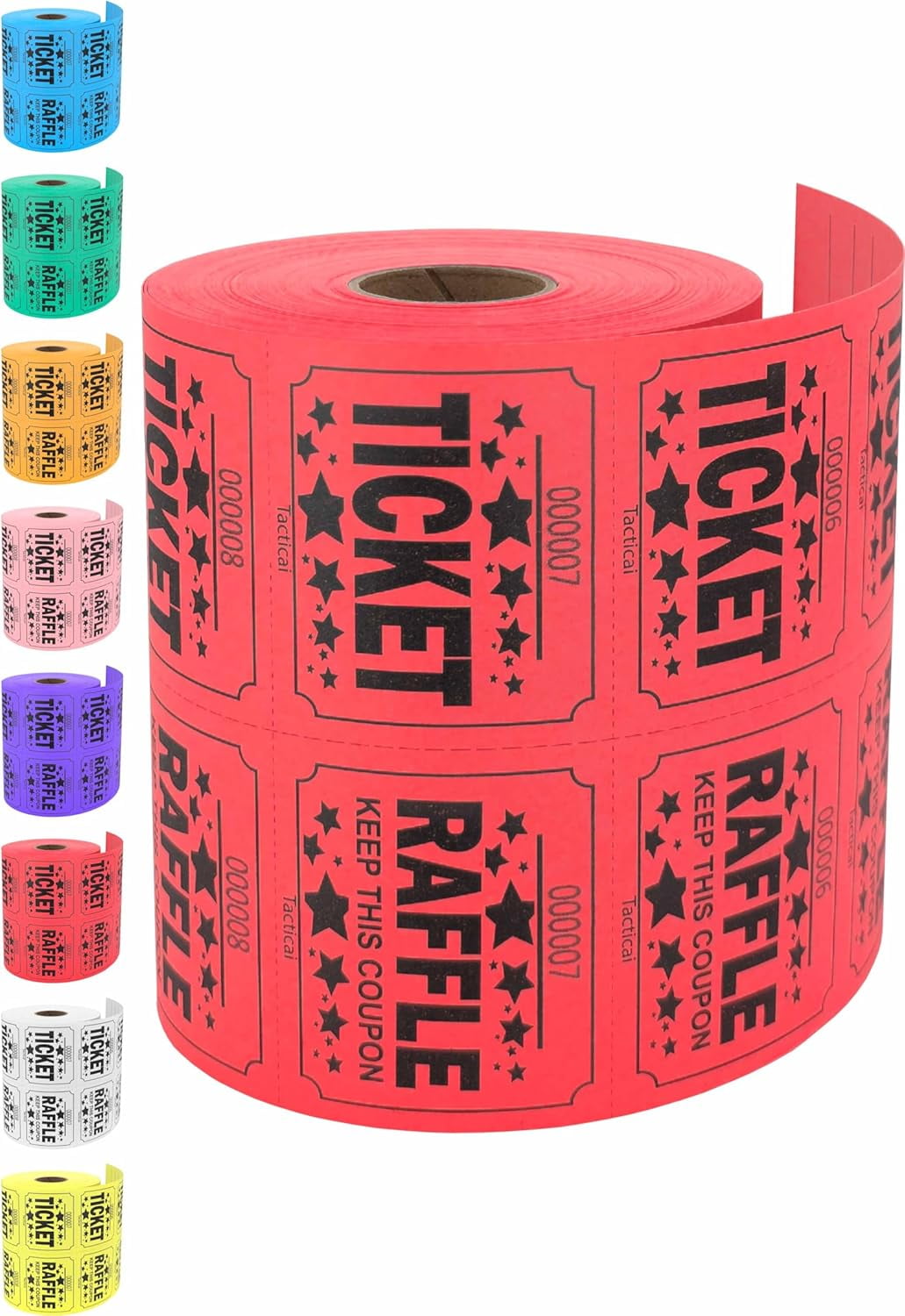 100pcs Raffle Tickets Roll,Roll Of Raffle Tickets,Tickets For Events ...