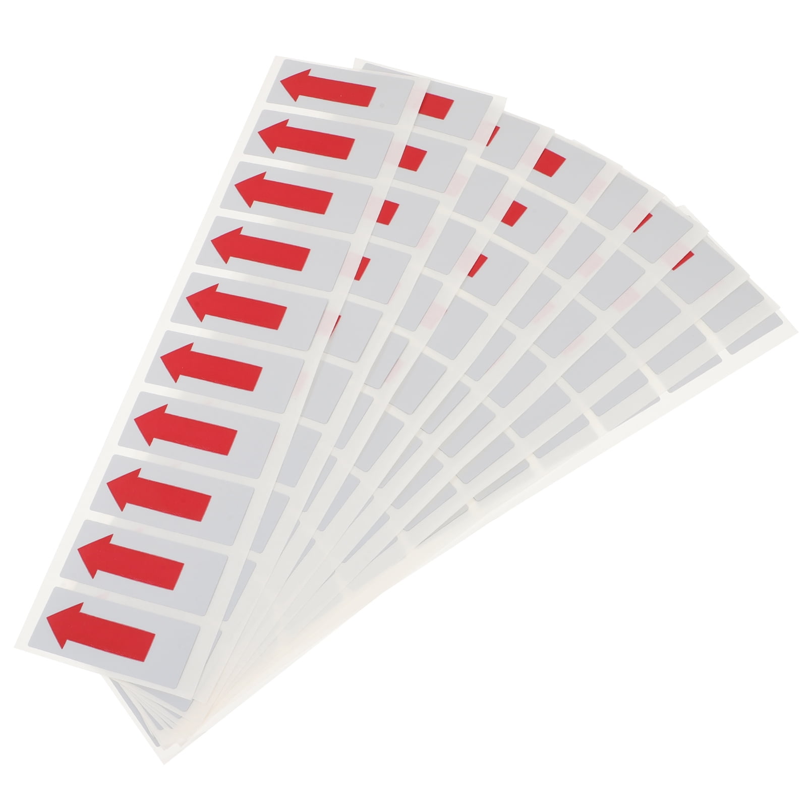 100pcs Red Arrow Bag Sealing Stickers Self-Adhesive Labels For ...