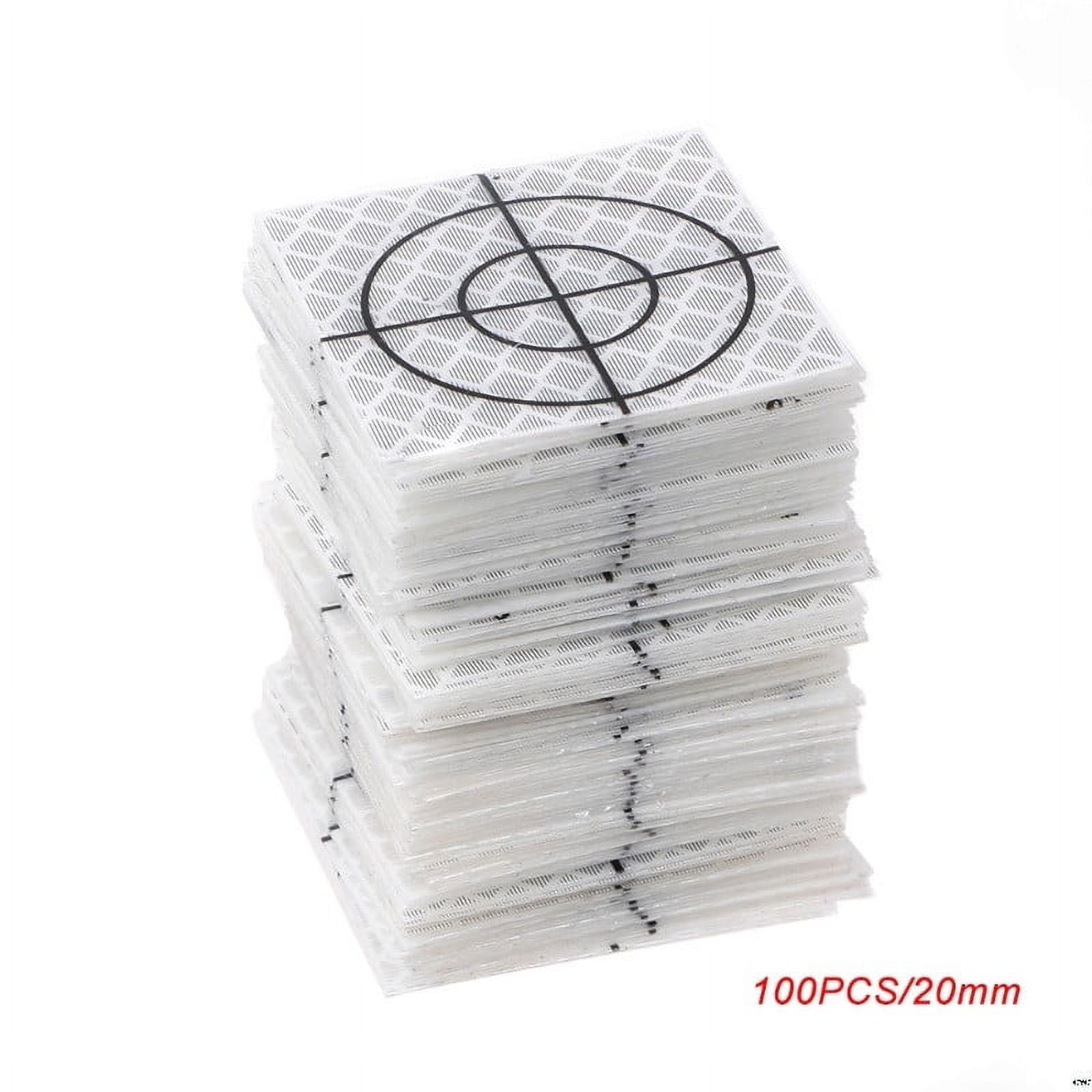 100pcs Reflective Targets for Total Station Measurement, 20x30/40/50 ...