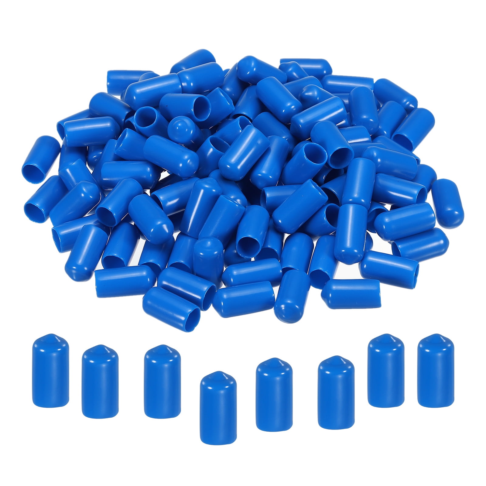 Uxcell Rubber End Caps Cover Vinyl Screw Thread Protector Round Vacuum ...
