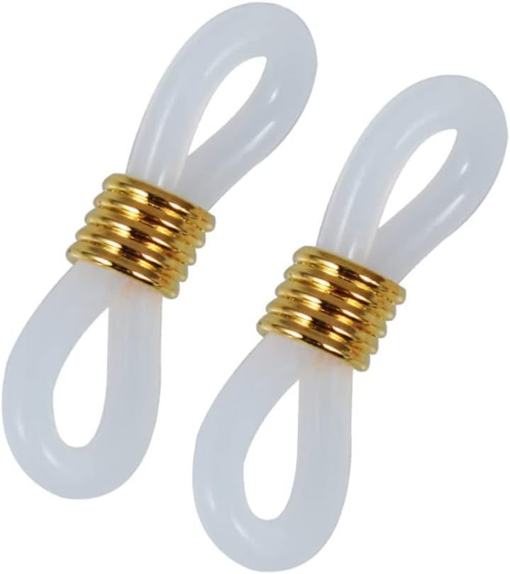 100pcs Rubber Ends Retainer Silicone Sunglass Chain Ends Eyeglass ...