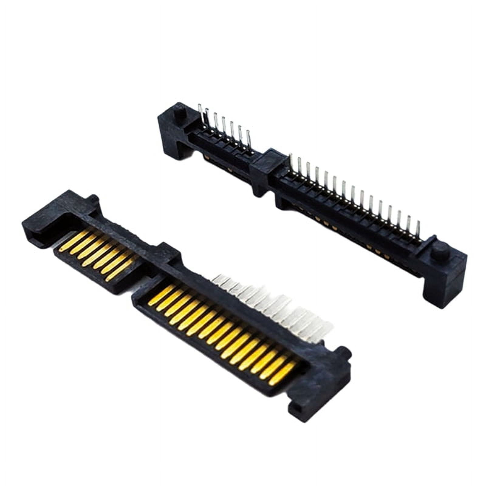 100pcs 7+15 22 Pin Straight Male Interface Socket Connector Port for ...