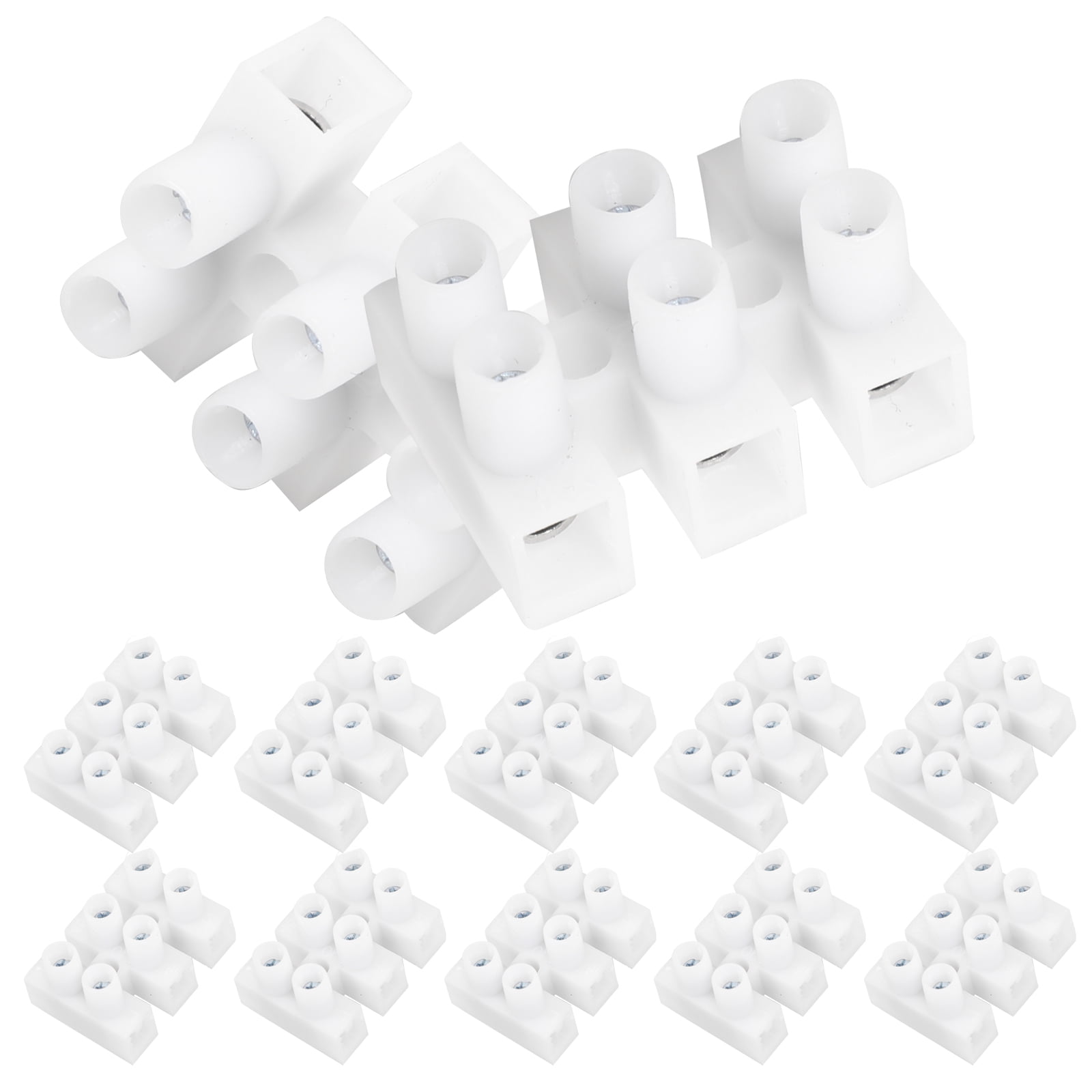 100pcs Screw Terminal Block 10a Quick Connect Terminal 3-pin Terminal ...