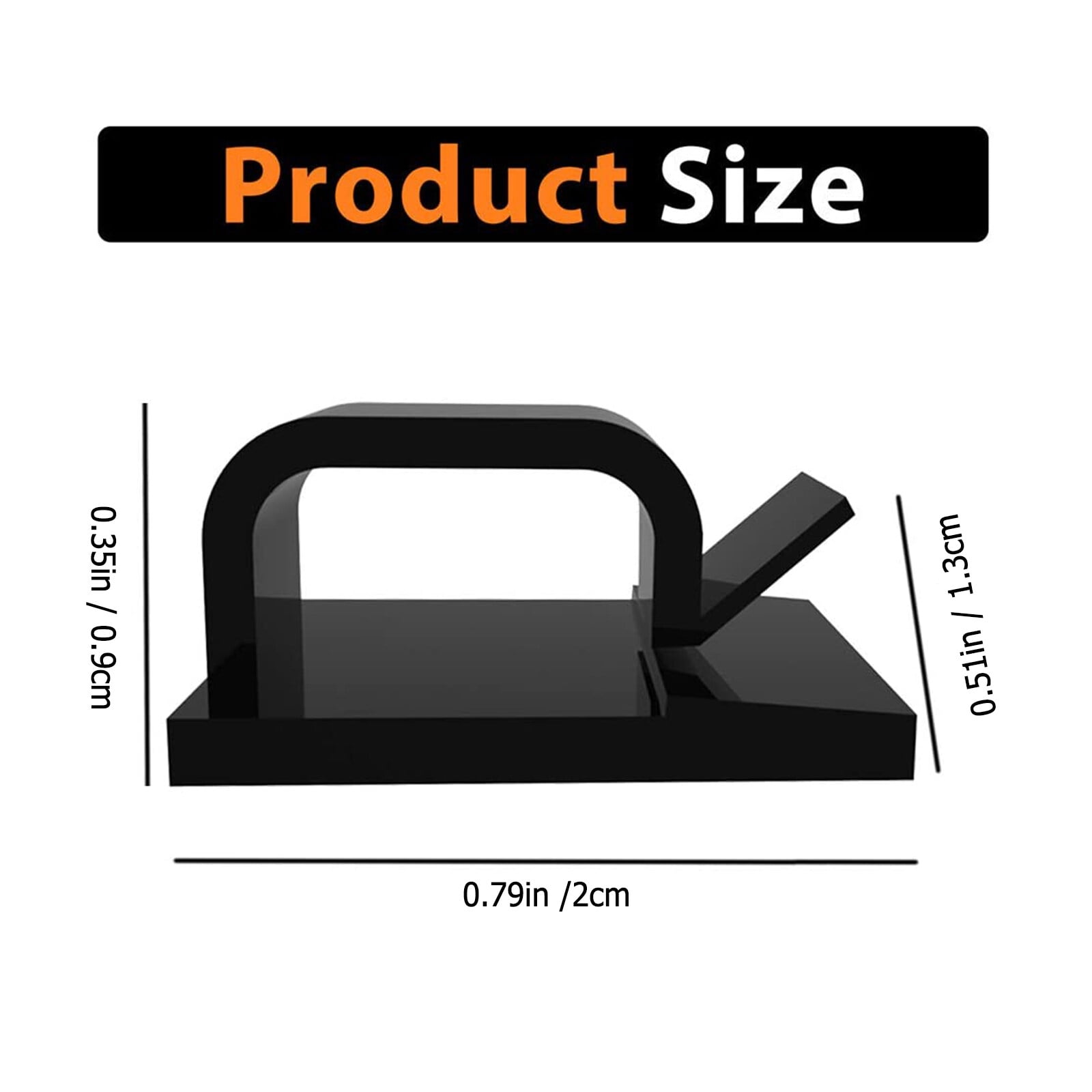 100pcs Self-adhesive Cable Holder Clips Wire Cord Holder Organizers ...