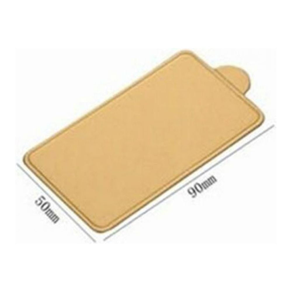 KARLSITEK 100pcs/Set Mousse Cake Boards Gold Paper Cupcake Dessert ...