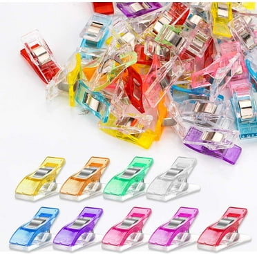 Performore Magik Clips, Multicolored, 100 Pack- Sewing Clips for ...