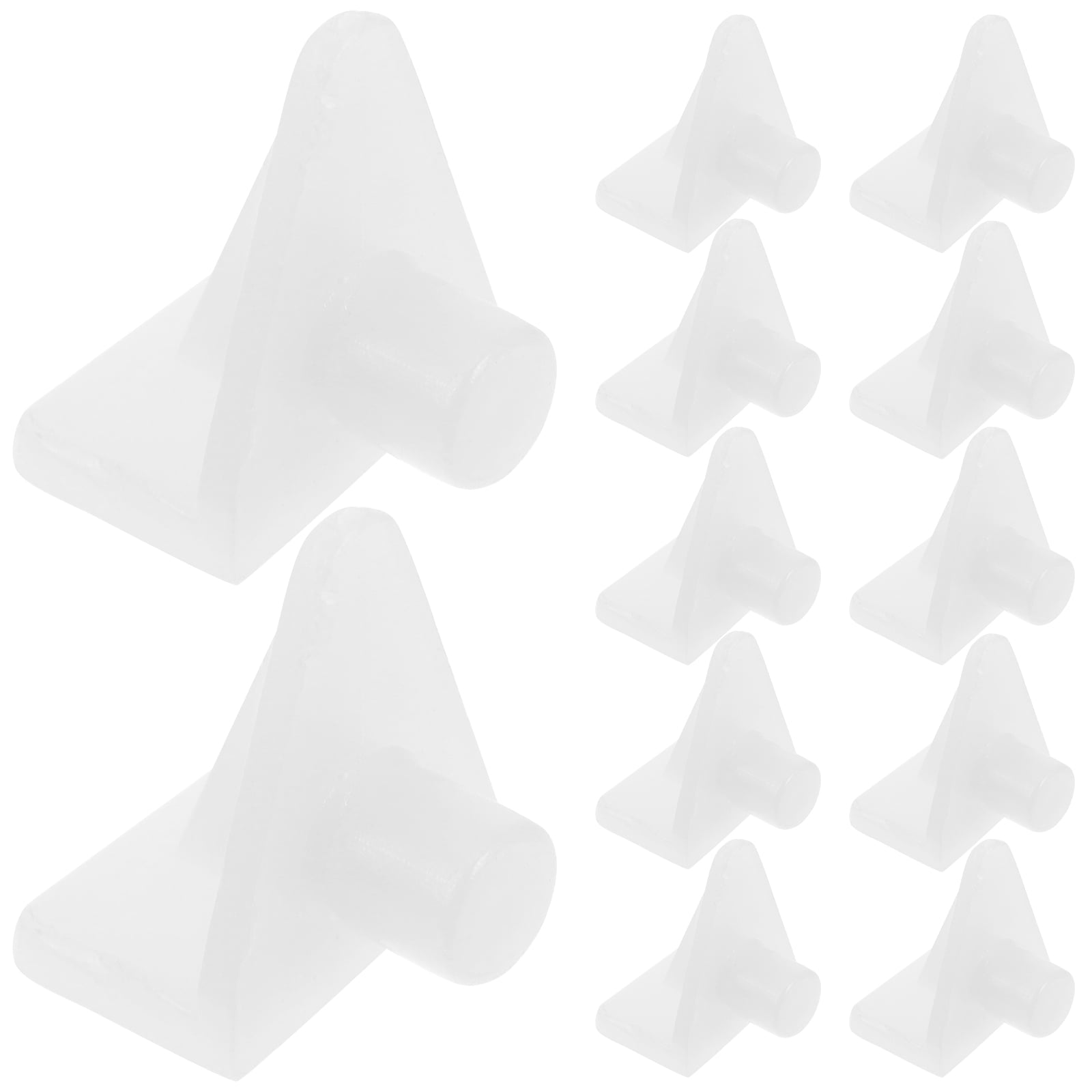 GAXIRE Plastic Shelf Clips Pvc 100Pcs 0.63X0.59X0.47In - Walmart.com