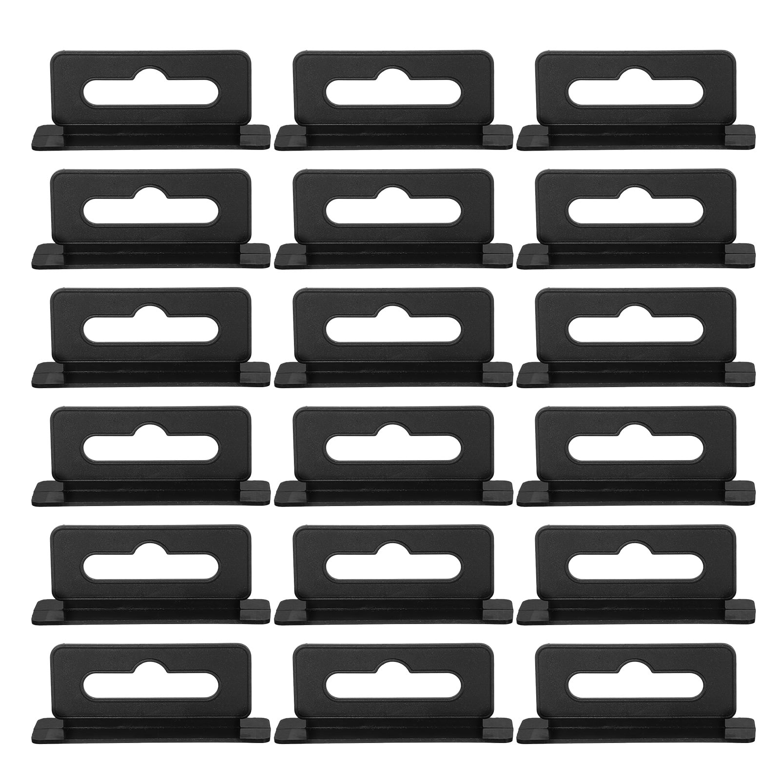 100 Pcs Adhesive Display Tabs Clothing Tags and Labels Black - Walmart.com
