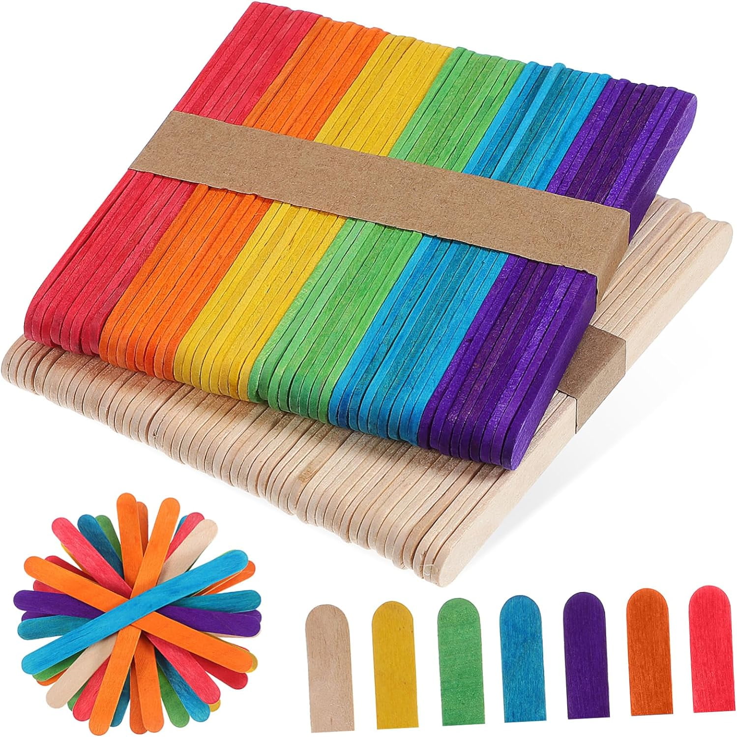 100pcs Smooth on Smooshmellow Craft Sticks Home+Decor Waxing Stick ...