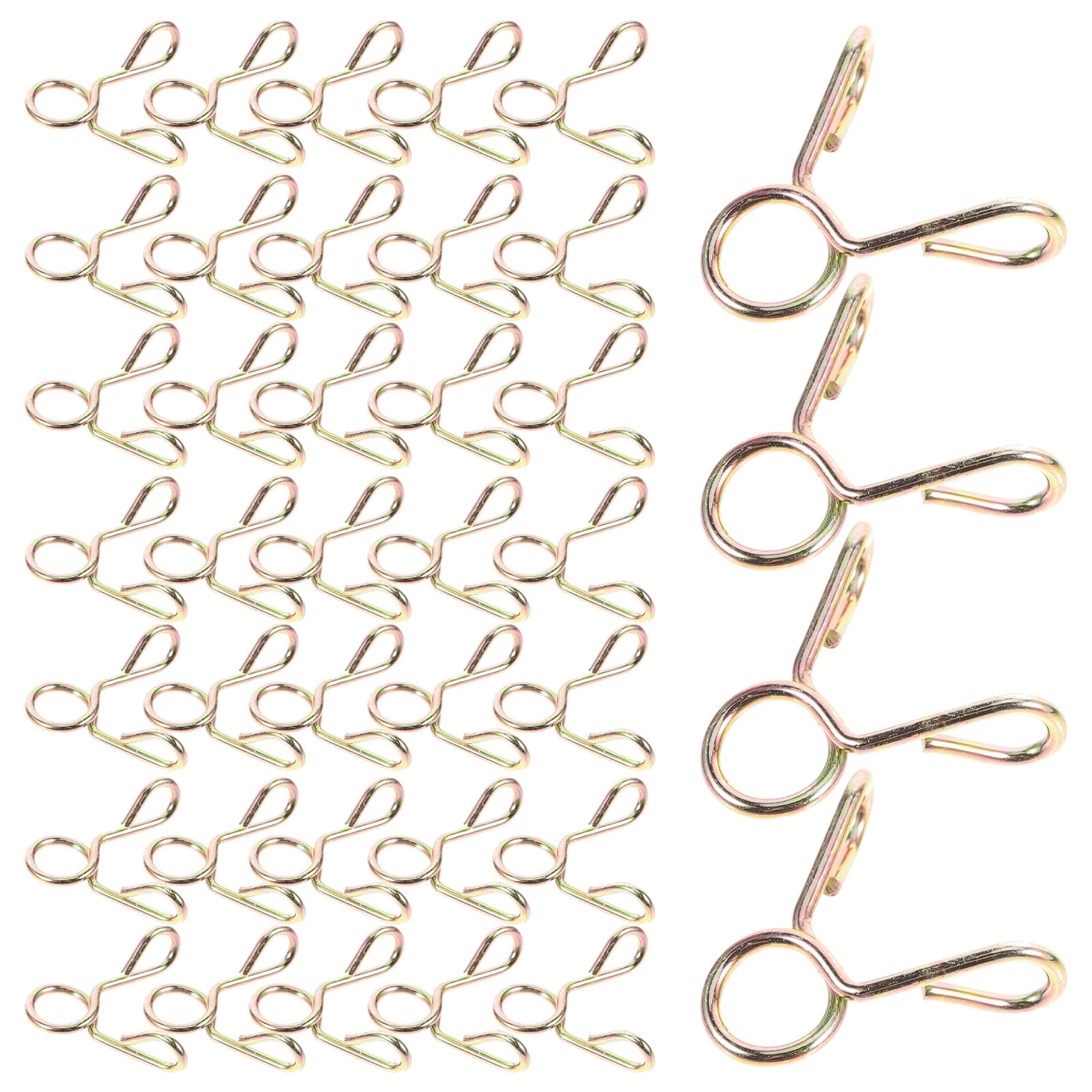 100pcs Spring Clamp 5mm Steel Hose Fastener Water Hose Clip Clamp ...