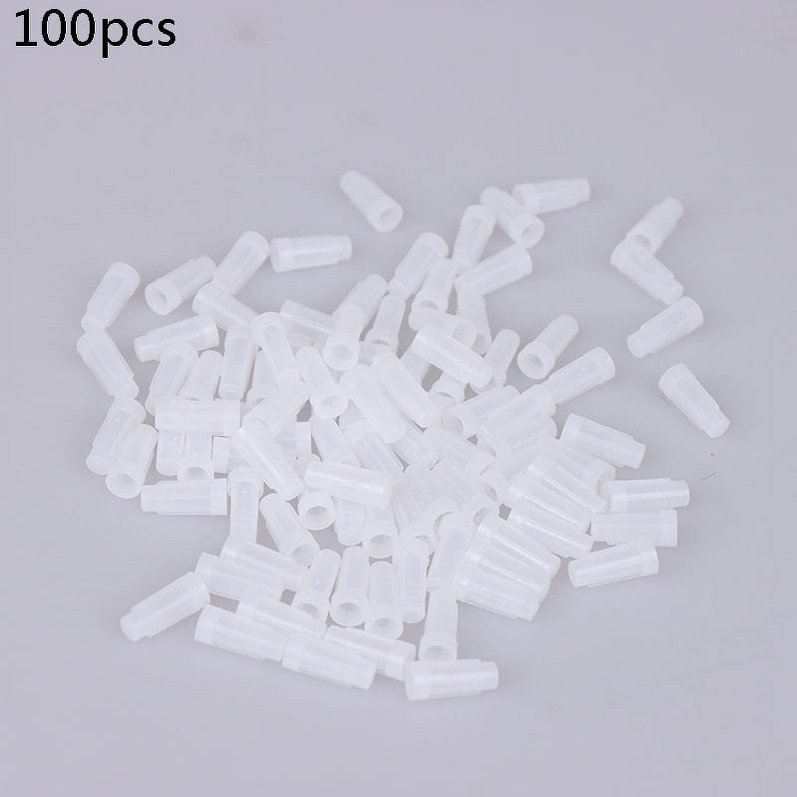 100pcs Syringe Head Caps Syringe Dispenser Dispensing Needle Sealing ...