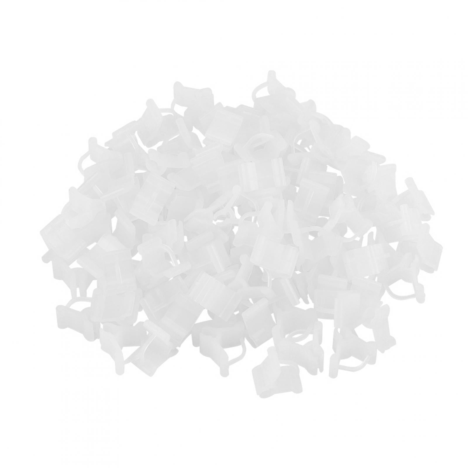 100pcs Transparent Plant Grafting Clip Plastic Plant Grafting Clip Vine ...