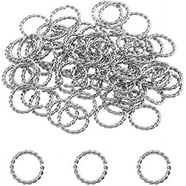 100 Sterling Silver Open Jump Rings Jewelry 24 Ga 3mm - Walmart.com