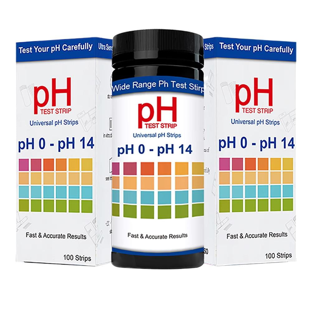 100pcs Universal * Test Strips, Full Range 0-14, Quickly * Testing ...