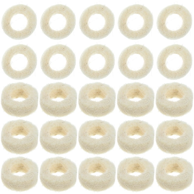 STRANDCHIC Wool Felt Washers Beige Compact Lightweight for Mechanic ...