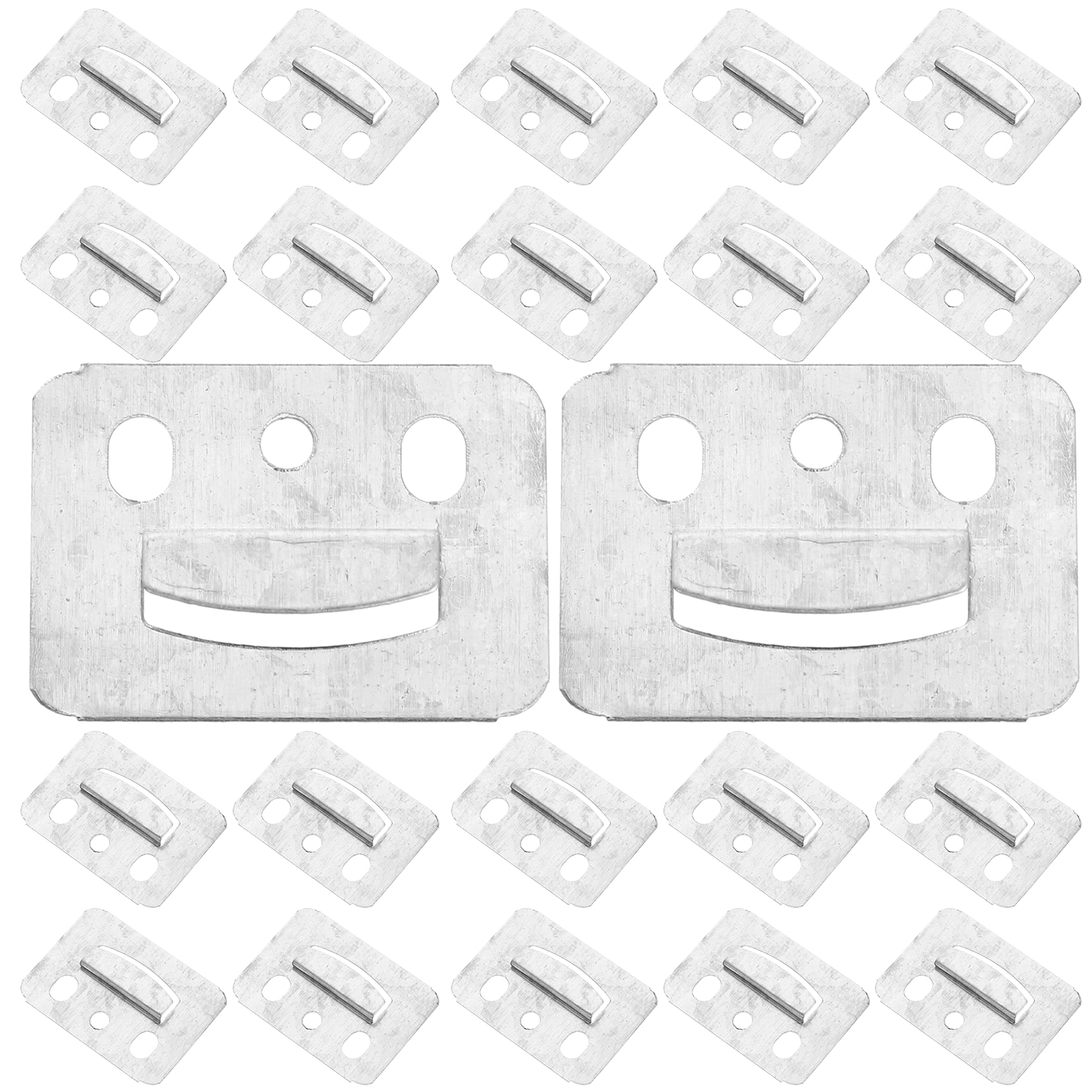 OUNONA Wall Panel Clips Furniture Connectors for Wall Panels 100pcs ...