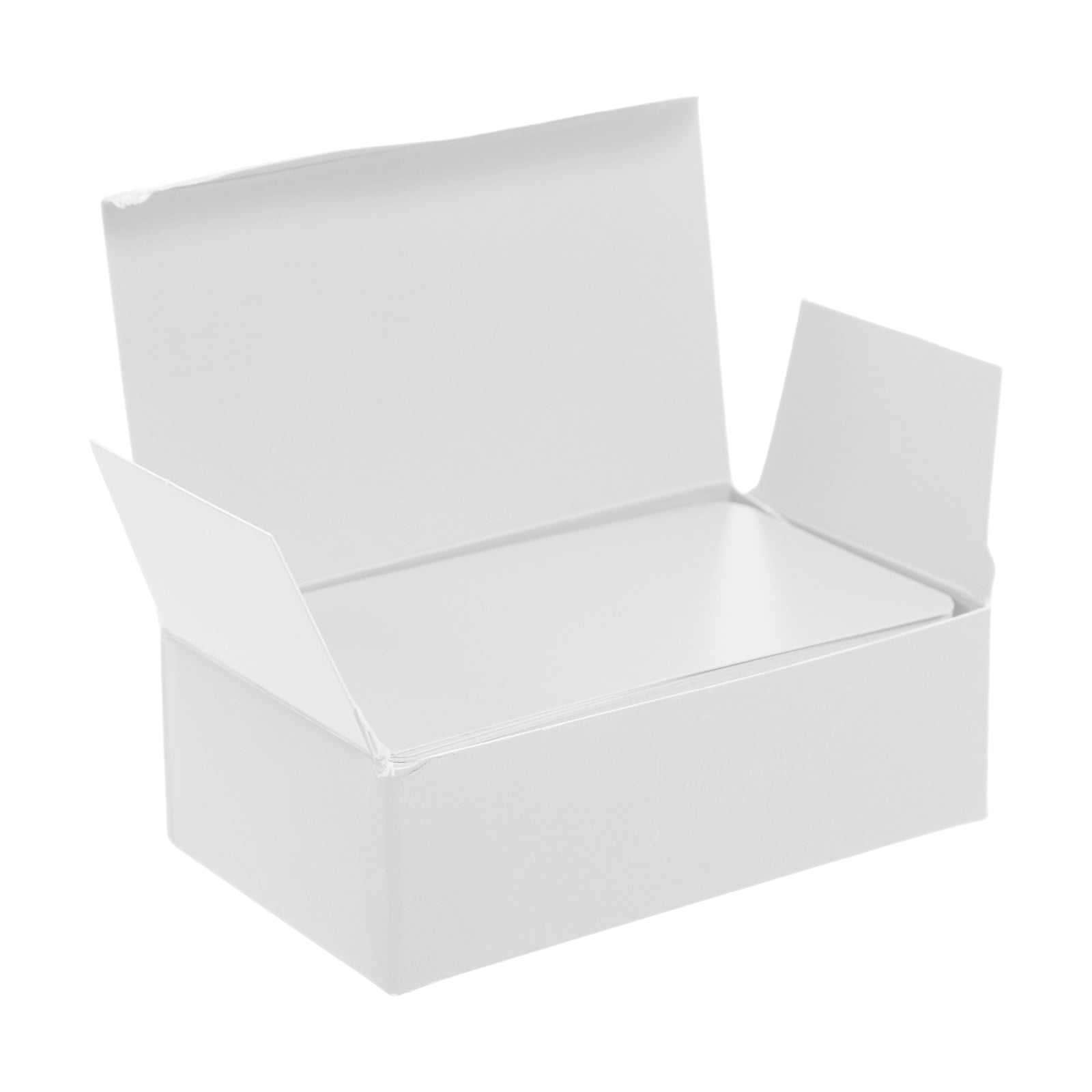 100pcs White Blank Vocabulary Cards Thick Papers With Rounded Corners ...
