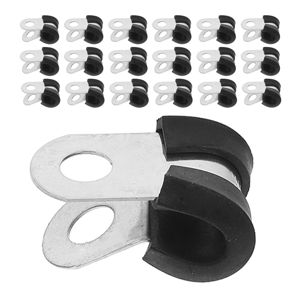 100pcs Wire Clamp Stainless Steel Management Clamps Metal Clamp ...