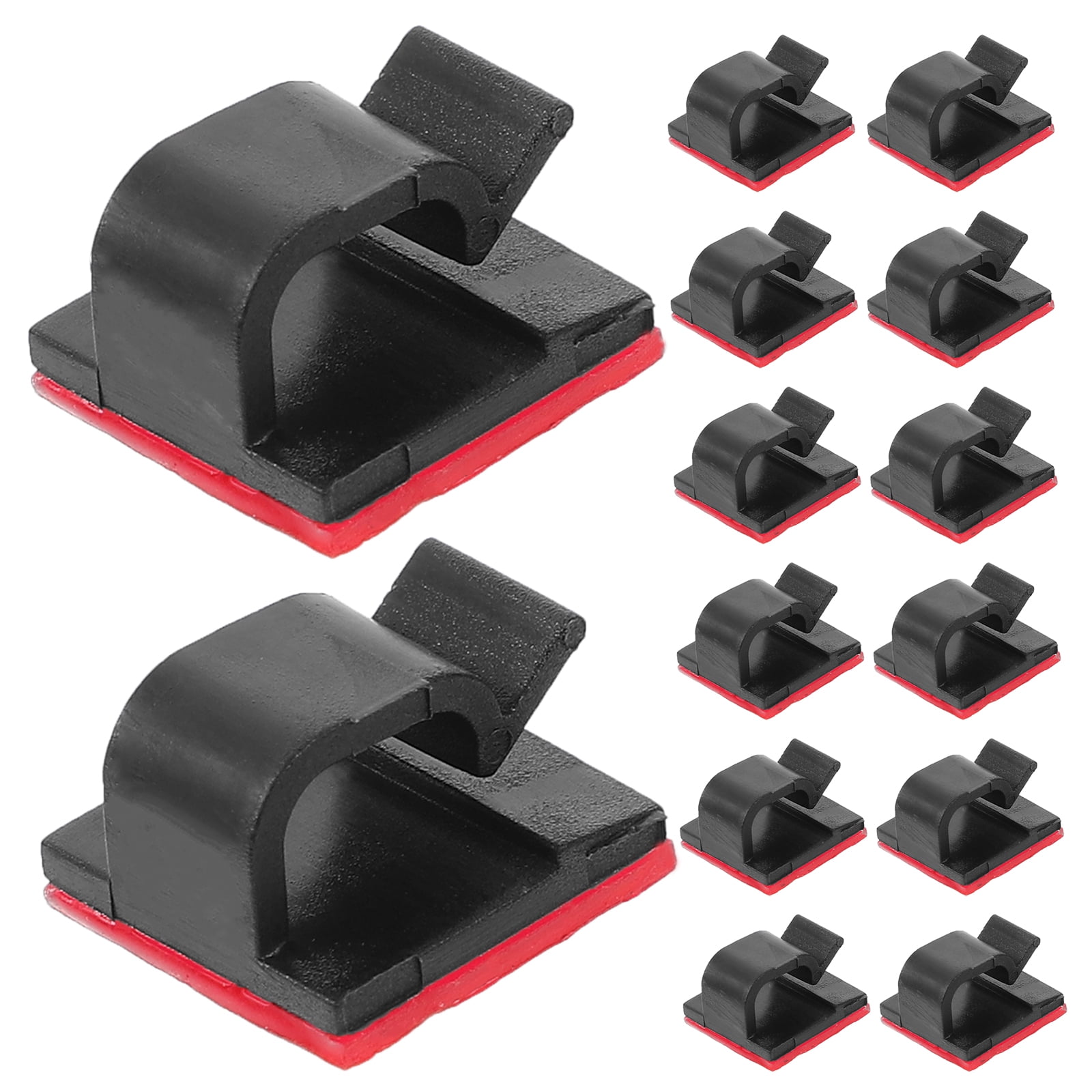 100pcs Wire Fixing Clamps Self Adhesive Wire Sorting Clip Cable Fixing ...