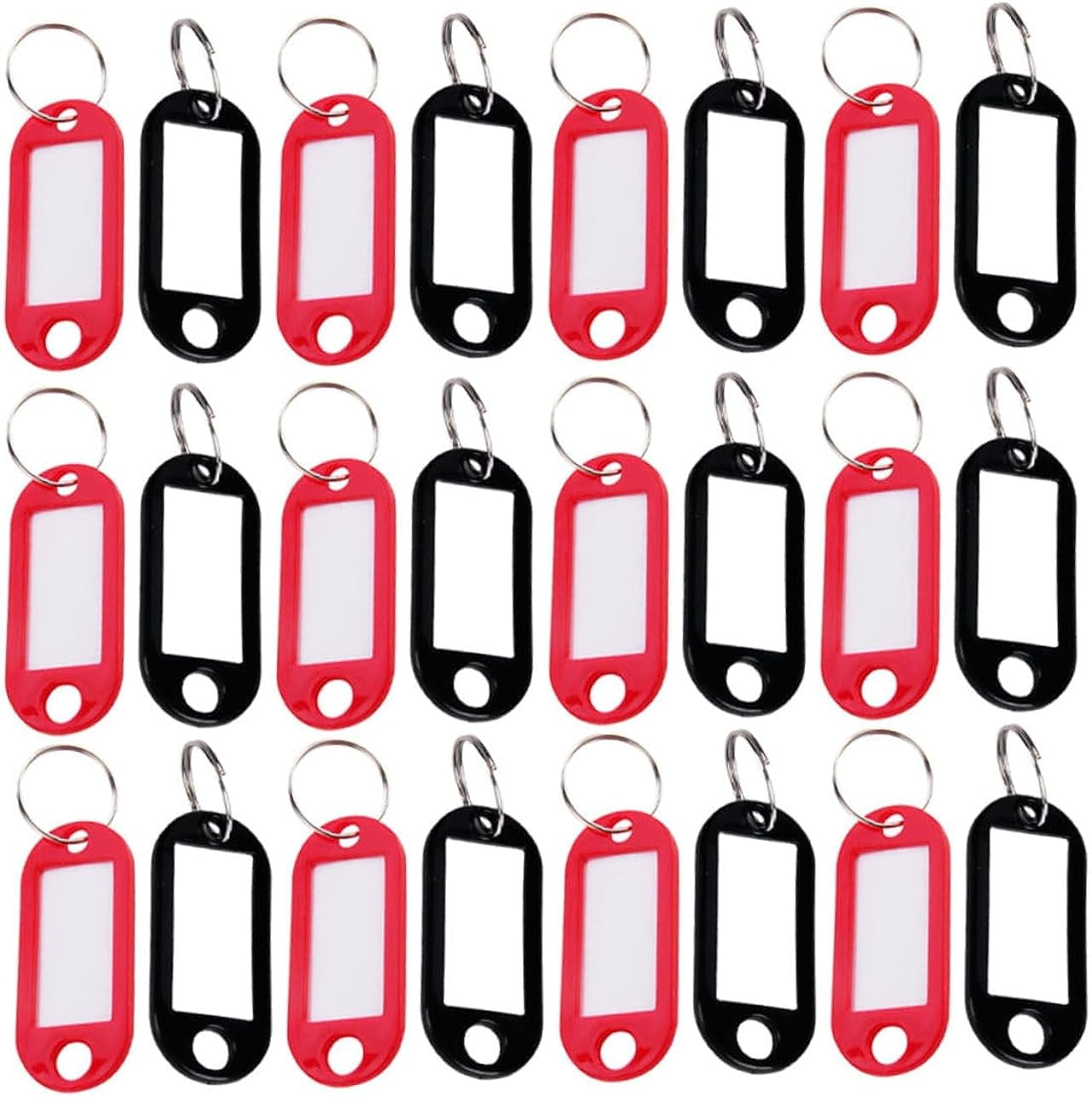 100pcs Writable Key Ring Key Rings Tag Pet Accessories Compact Key ...