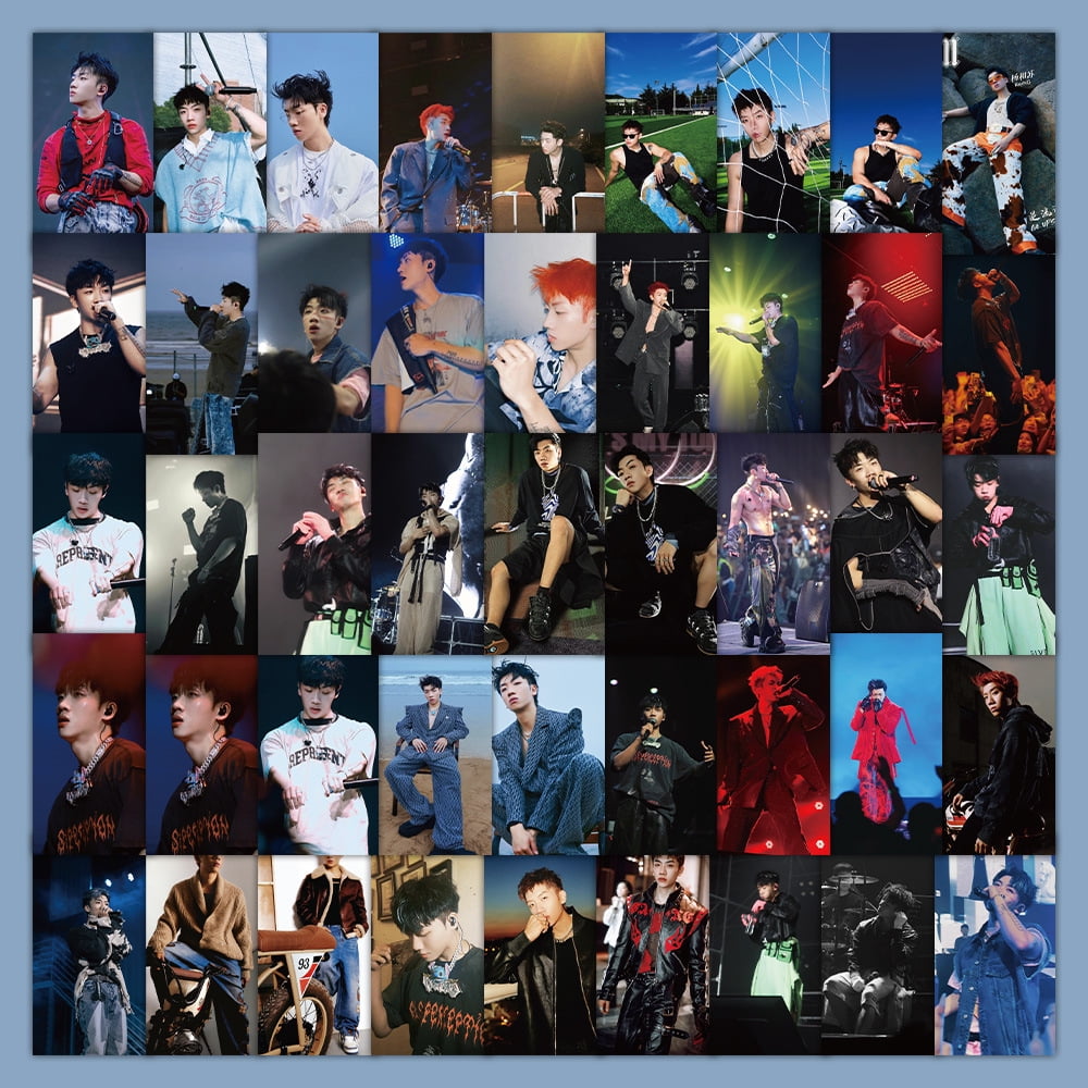 100pcs Yang Hesu notebook stickers Chinese rapper male star surrounding ...