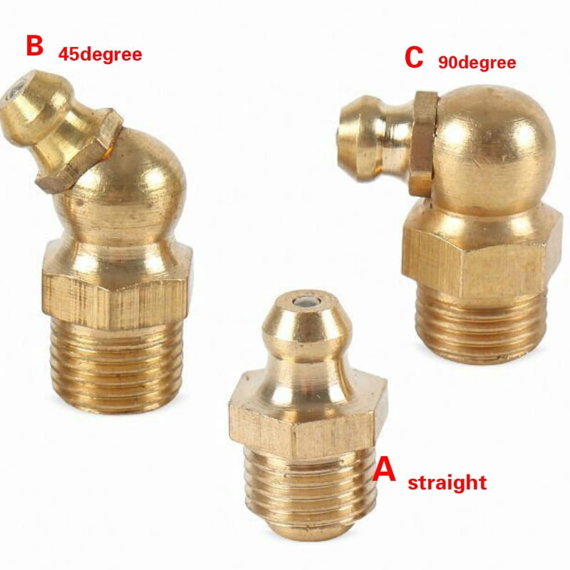100pcs brass Grease nipple Oil mouth Grease nipplemetric BSP thread ...