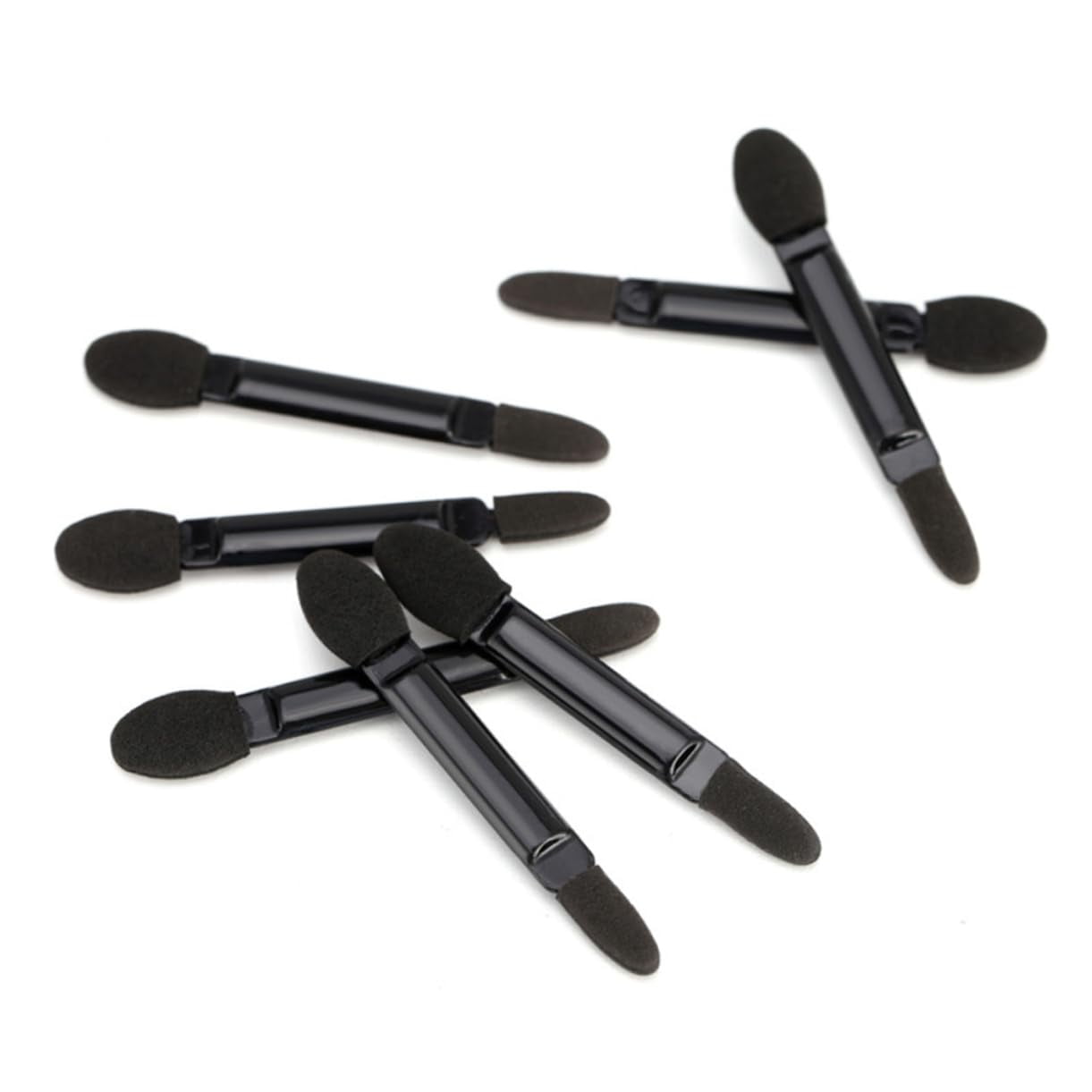 100pcs makeup brushed makeup face plastic handle cosmetic bk makeup ...