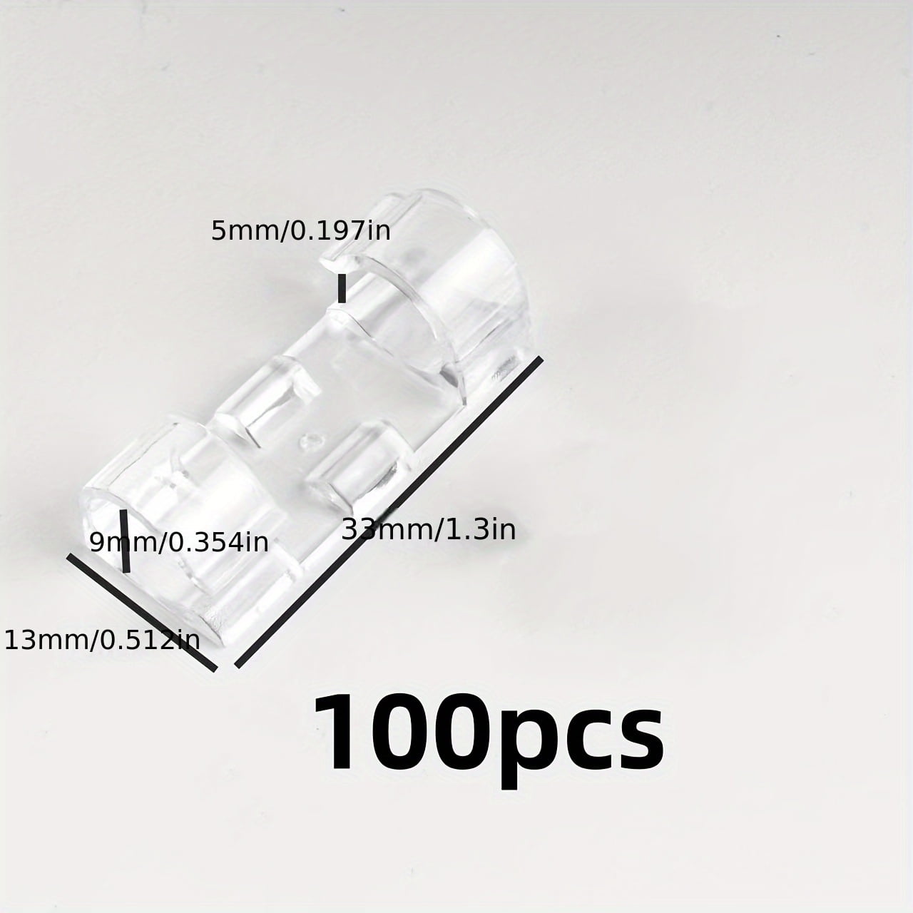 100pcs of Adhesive Cable Holders, Designed for Organizing Power Lines ...