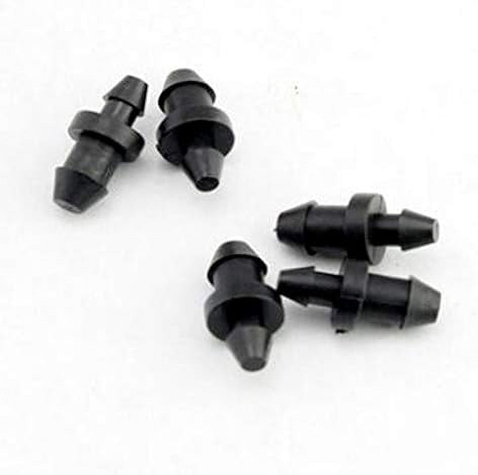 100pcs/pack Goof Plug - Dual End 1/4" and 1/8" - Drip Irrigation Micro ...