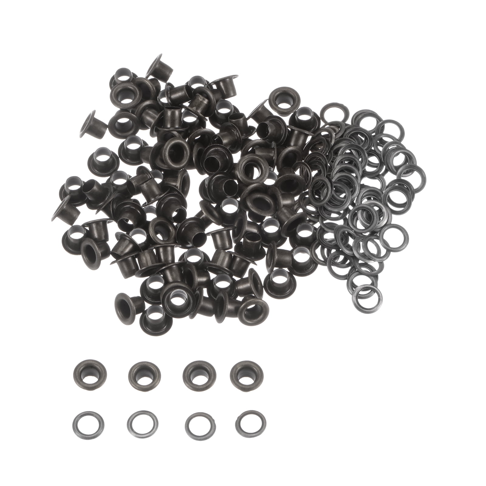100set Grommets Kit Metal Eyelets 3mm Grommet Tool for Shoes Clothes ...