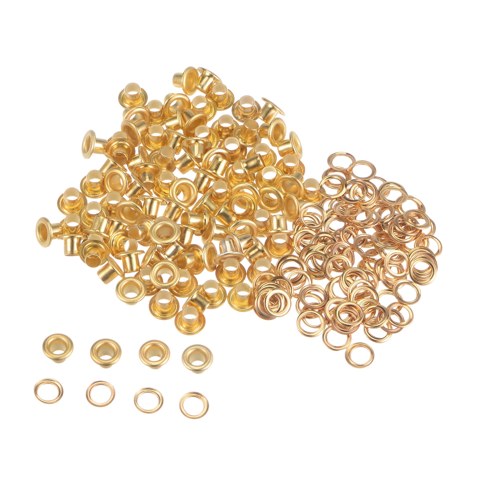 100set Grommets Kit Metal Eyelets 3mm Grommet Tool for Shoes Clothes ...